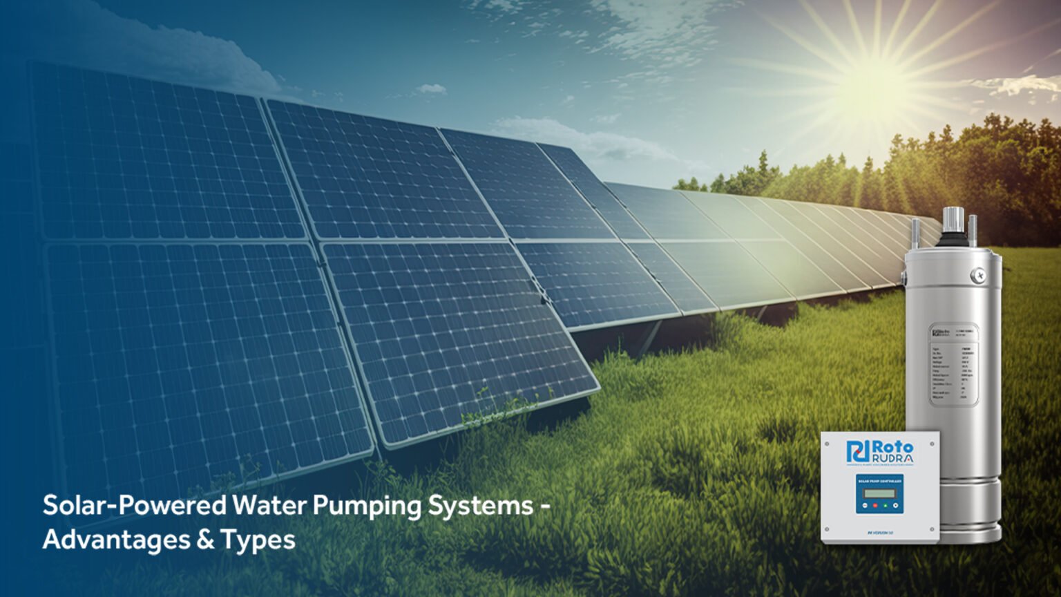 Solar-Powered Water Pumping Systems - Advantages & Types